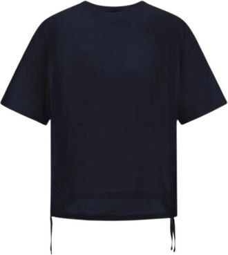 Herno Homme, Tops, Noir, Taille: M T-shirt contrasto nylon