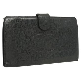 Chanel Pre-owned Leder Portemonnaies - - Pre-owned - Damen - Schwarzk - ONE SIZE