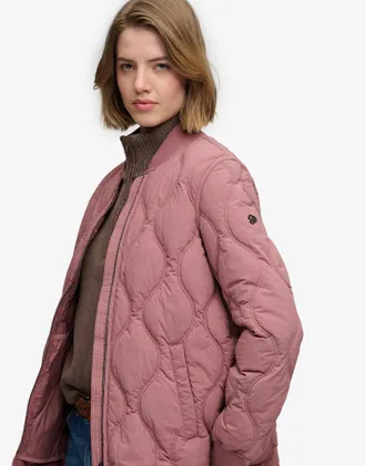 Superdry veste courte matelass&eacute;e &agrave; doublure en oignon, roan rouge bordeaux-Rose