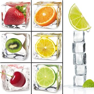 Eurographics Eurographics MB-MAG1007 Memo Board Zubehör Magnete Fruit Cubes