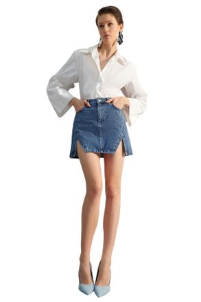 Trendyol Trendyol Damen Wohnung Mini Eine Linie Rock