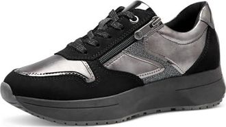 Marco Tozzi Baskets &agrave; Lacets pour Femme 2-23722-43, Noir/Comb, 40 EU