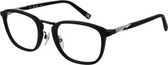 Fila unisex, Accessoires, Noir, Taille: ONE Size Montures Optiques Noires Carr&eacute;es