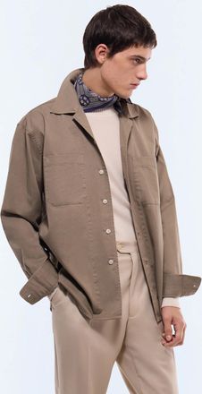 Fursac Chemise à poches plaquées en coton - Taille XL - Homme