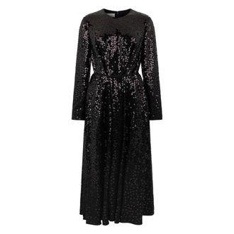 Valentino Garavani Kleid mit Pailletten - - Dresses - Damen - Schwarzk - L