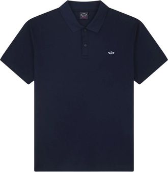 Paul & Shark Homme, Tops, Bleu, Taille: 2XL Polo en Piqu&eacute; de Coton