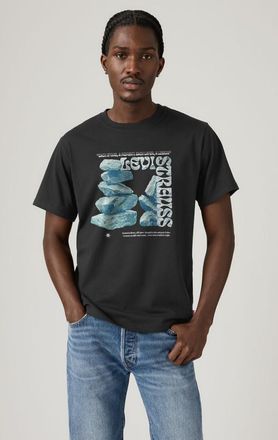 Levi's Relaxed Fit T-Shirt mit Grafik - Herren - Schwarz / Schwarz