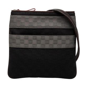 Loewe Pre-owned Vintage Jacquard Monogram Umh&auml;ngetasche - - Pre-owned - Damen - Schwarzk - ONE SIZE