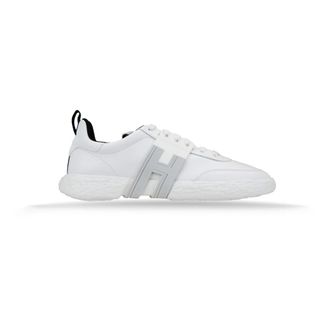 Hogan Herren Leder Sneaker mit Schn&uuml;rung - - Shoes - Herren - Wei&szlig; - 40 EU