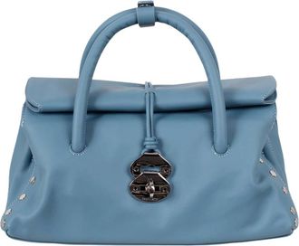 Zanellato Femme, Sacs, Bleu, Taille: ONE Size Dotta Saeta Handbag