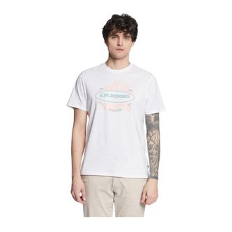 Guess Homme, Tops, Blanc, Taille: XL T-shirt en coton