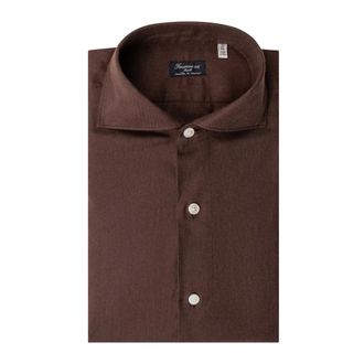Finamore Formal Shirts - - Shirts - Herren - Braun - 2XL