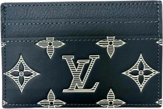 Louis Vuitton Pre-owned Card case - Homme - Pre-owned - Bleu - Taille: ONE Size