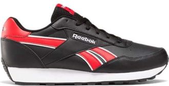 Reebok Unisex Rewind Run Sneaker,Black Vector Red White,34.5 EU