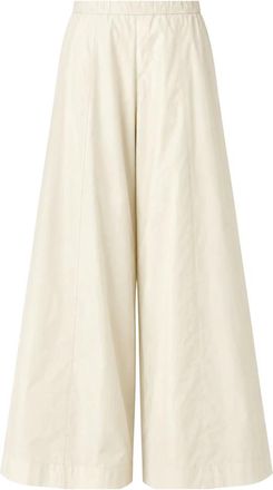 Meimeij Pantalon Large Pliss&eacute; - Femme - Pantalons - Blanc - Taille: 40 FR