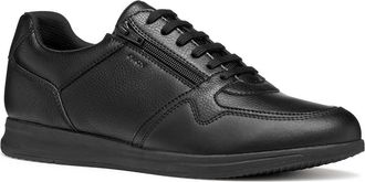 Geox Herren U Avery Sneaker, Black, 45 EU