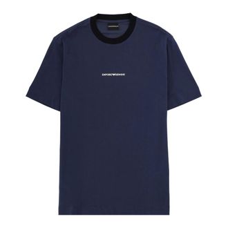 Emporio Armani Homme, Tops, Bleu, Taille: L T-shirt