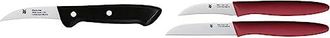 WMF Classic Line Schälmesser 16 cm, Spezialklingenstahl, Kunststoffgriff, Klinge 6 cm & Messerset 2-teilig, mit Schälmesser, Gemüsemesser, Spezialklingens