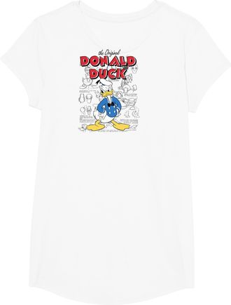 Disney Donald Duck Original Donald How To Draw Background T-Shirt