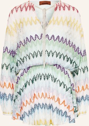 Missoni Strandkleid Mit Glitzergarn weiss