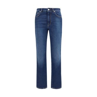 Dolce & Gabbana Cotton Straight-Leg Jeans - Blue