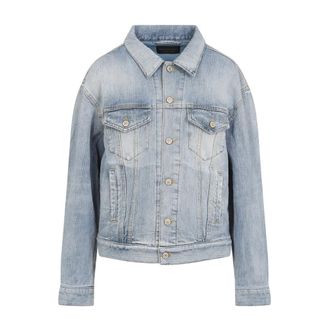Balenciaga Schwarze Jacke f&uuml;r Frauen - - Jackets - Damen - Blau - L