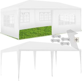 TecTake Tectake - Pavillon 6 x 3 m avec système demboîtement 5 parties latérales amovibles