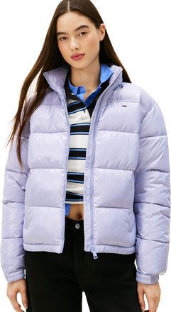 Tommy Jeans Damen Tjw Pckbl Hd ESS Pffr Shiny EXT Dw0Dw22039 Pufferjacke, Blue (Periwinkle Dusk), S