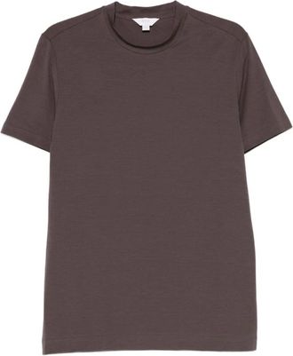 Malo Homme, Tops, Brun, Taille: 2XL T-shirt &agrave; col rond