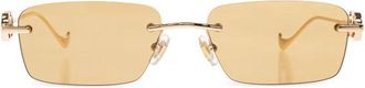 Valentino Garavani Lunettes de soleil - unisex - Accessoires - Jaune - Taille: 55 MM