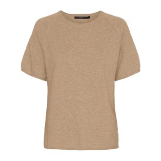 BTF-CPH Btfcph - T-shirt en cachemire &agrave; maille fine - Femme - Pulls - Brun - Taille: 38 FR
