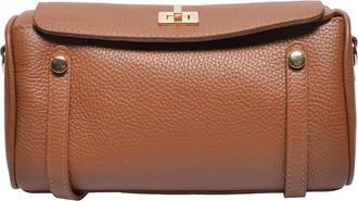 Anna Luchini Braun Rindsledertasche