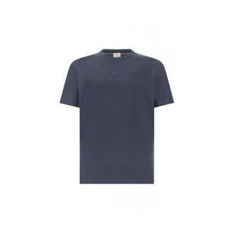 Paul & Shark Homme, Tops, Bleu, Taille: L T-shirt en coton Aqua Touch