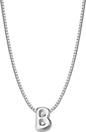 Glanzst&uuml;cke M&uuml;nchen Halskette - Sterling Silber Halskette Buchstabe B - Gr. unisize - in Silber - f&uuml;r Damen