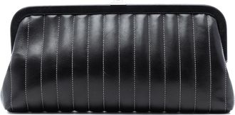 Chanel Black Quilted Lambskin Mademoiselle Ligne Clutch