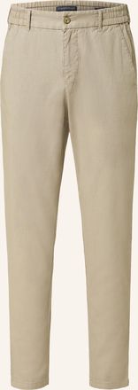 Strokesman's Strokesmans Chino Extra Slim Fit Mit Leinen gruen