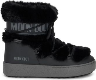 Moon Boot Femme, Chaussures, Noir, Taille: 36 EU LTrack Low Faux-Fur Boot