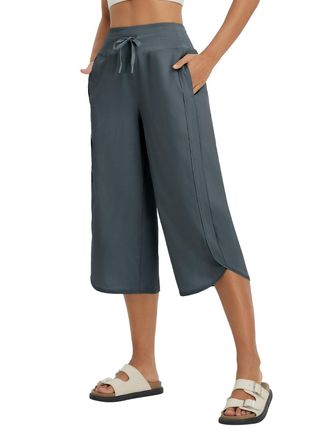 Baleaf Damen Sommerhose Lockere Freizeithose Leichte Hosen sind atmungsaktiv Grau XXL