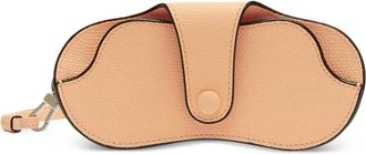 Valextra Brille mit Lederbesatz - Nude