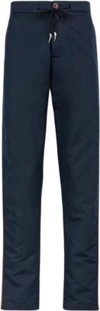 Roberto Cavalli Gestreifte Kordelzug-Trainingshose - - Trousers - Herren - Blau - 3XL