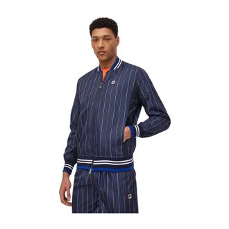 Fila Gestreifte Logo Jacke - - Jackets - Herren - Blau - XL