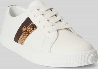 Lauren Ralph Lauren Sneaker aus echtem Leder mit Logo-Detail