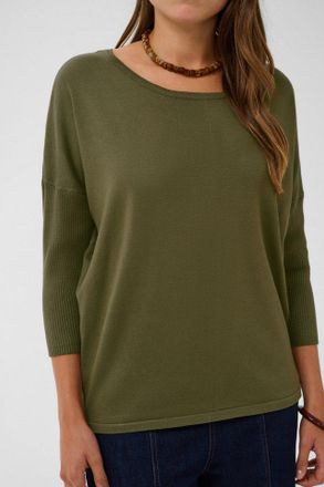 Saint Tropez Rundhalspullover A2561, MilaSZ R-Neck Viskosemischung, Casual fit