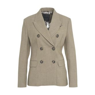 Liu Jo Femme, Vestes, Vert, Taille: 42 FR Blazer crois&eacute;