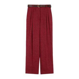 Max Mara Damen, Hosen, Rot, MGr&ouml;&szlig;e
