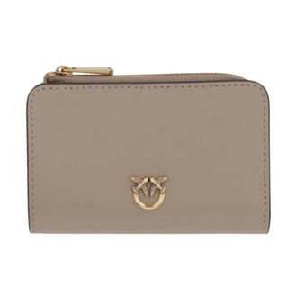 Pinko Pinko - Portefeuille Mini - Femme - Accessoires - Beige - Taille: ONE Size