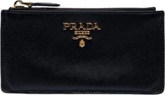 Prada Porte-cartes Pre-owned - Femme - Pre-owned - Noir - Taille: ONE Size