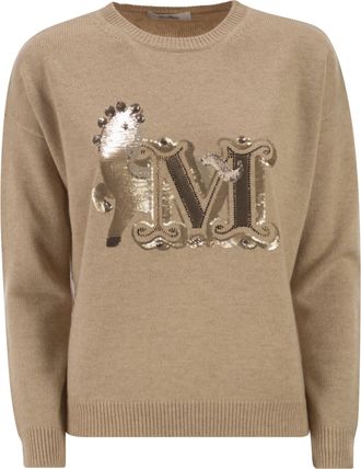 Max Mara Mxmterra pull surdimensionn&eacute; en laine et cachemire