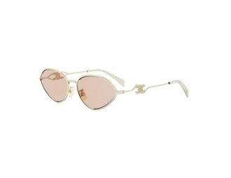Celine CL40354U Metal Aviator Sunglasses - Gold