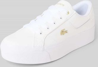 Lacoste Low Top Sneaker aus Leder-Mix Modell ZIANE PLATFORM 124